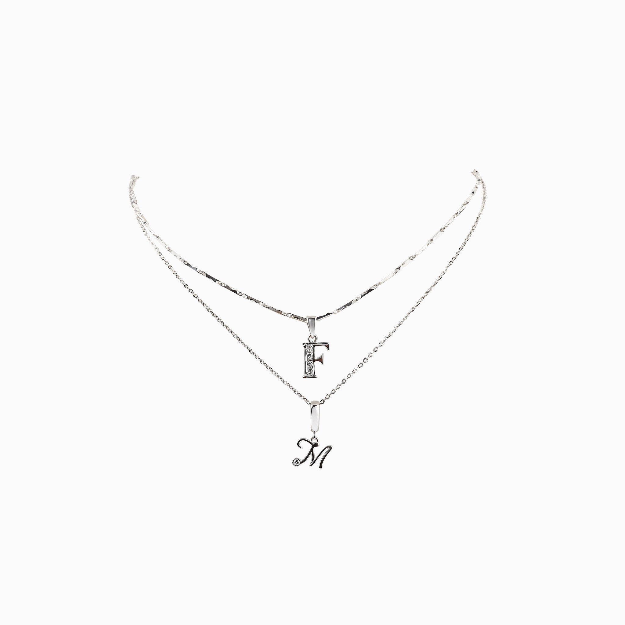 Diamond Initial Cursive Pendant – VVS Jewelry Co.